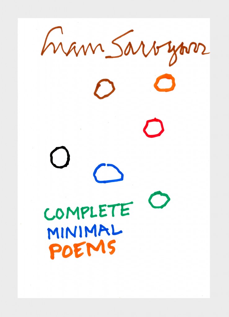 Aram Saroyan – Complete Minimal Poems (Limited Edition) 2016 | Product ...