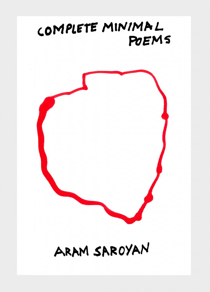 Aram Saroyan – Complete Minimal Poems (Limited Edition) 2016 | Product ...
