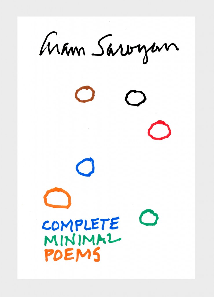 Aram Saroyan – Complete Minimal Poems (Limited Edition) 2016 | Product ...
