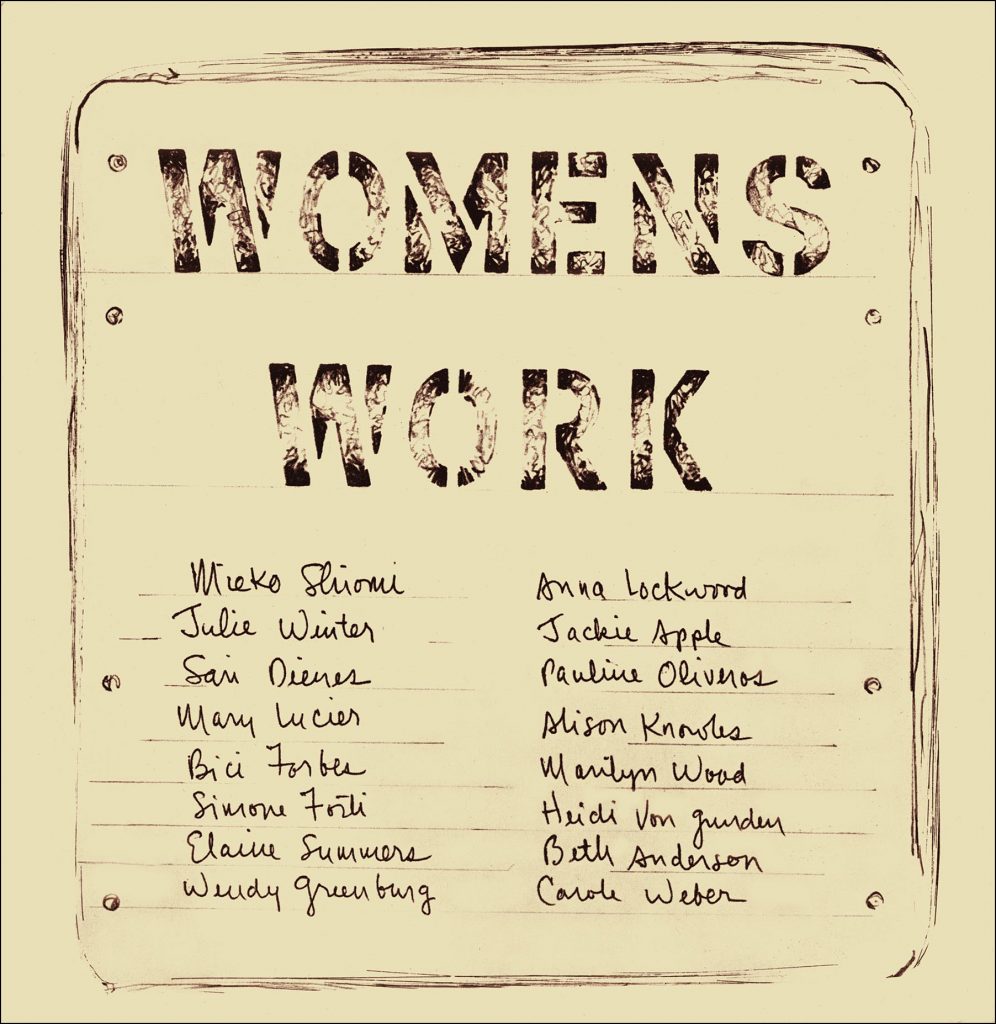 Womens Work | Primary Information